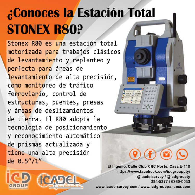 Conoce Nuestra Línea de estaciones Totales STONEX!! – ICD Panama